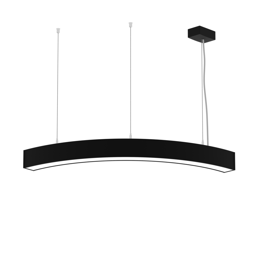 Sigma II Arc LED 1200mm 90° Lite 11W 1320lm 840 OPAL Czarny TH5 - PXF ...